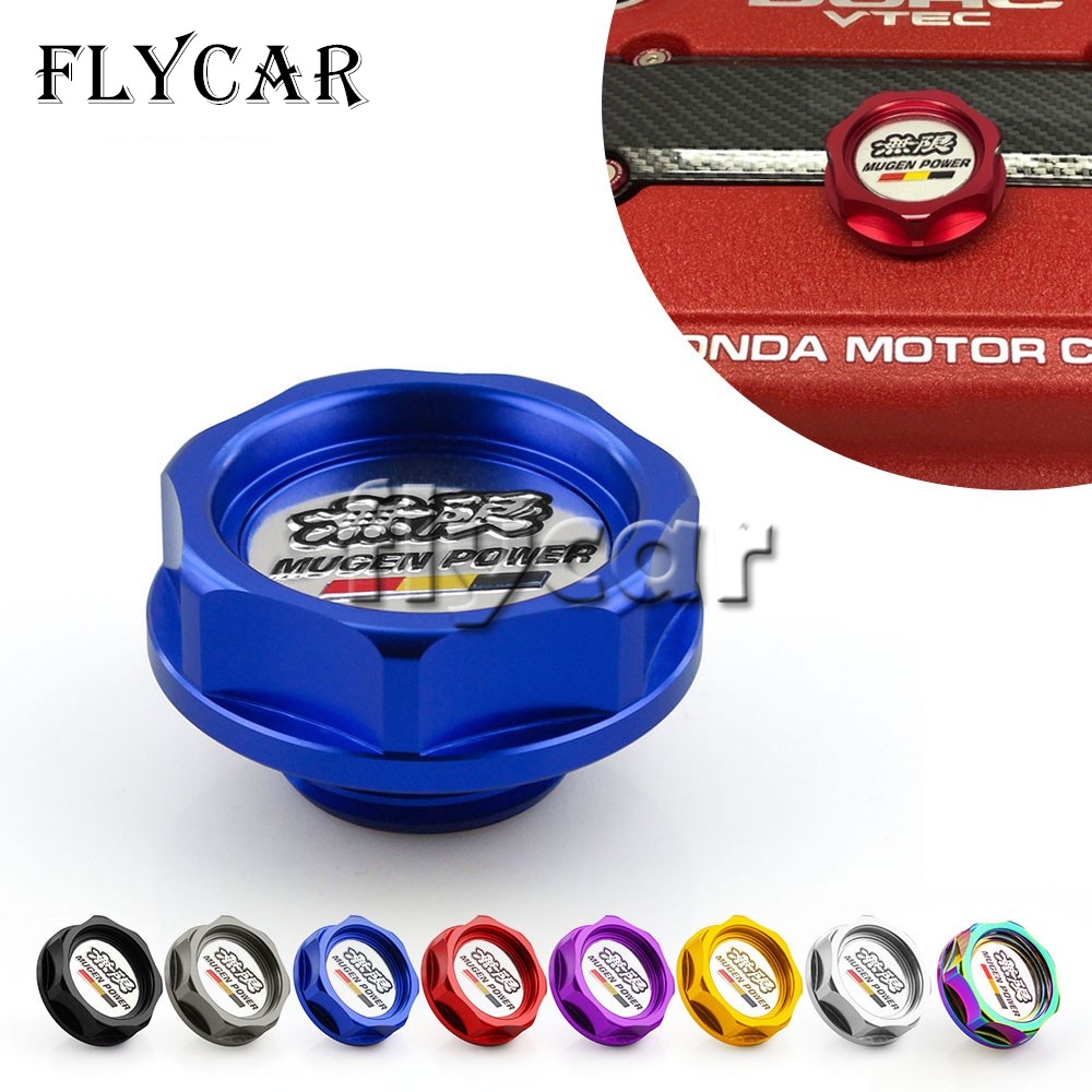 Mugen Universal Power Performance Oil Cap Oil Fuel Filter Racing Engine ...