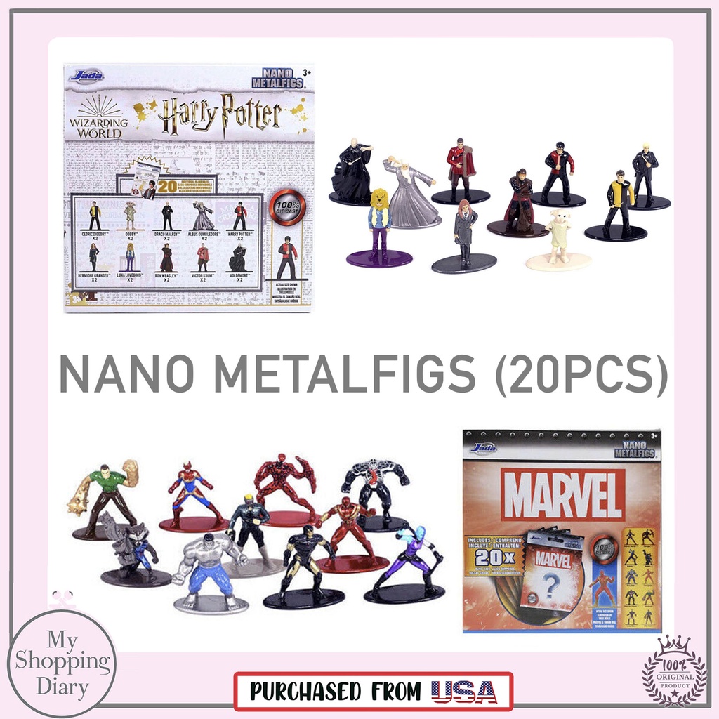 Nano Metalfigs Marvel or Harry Potter Die Cast Figurines | Shopee ...