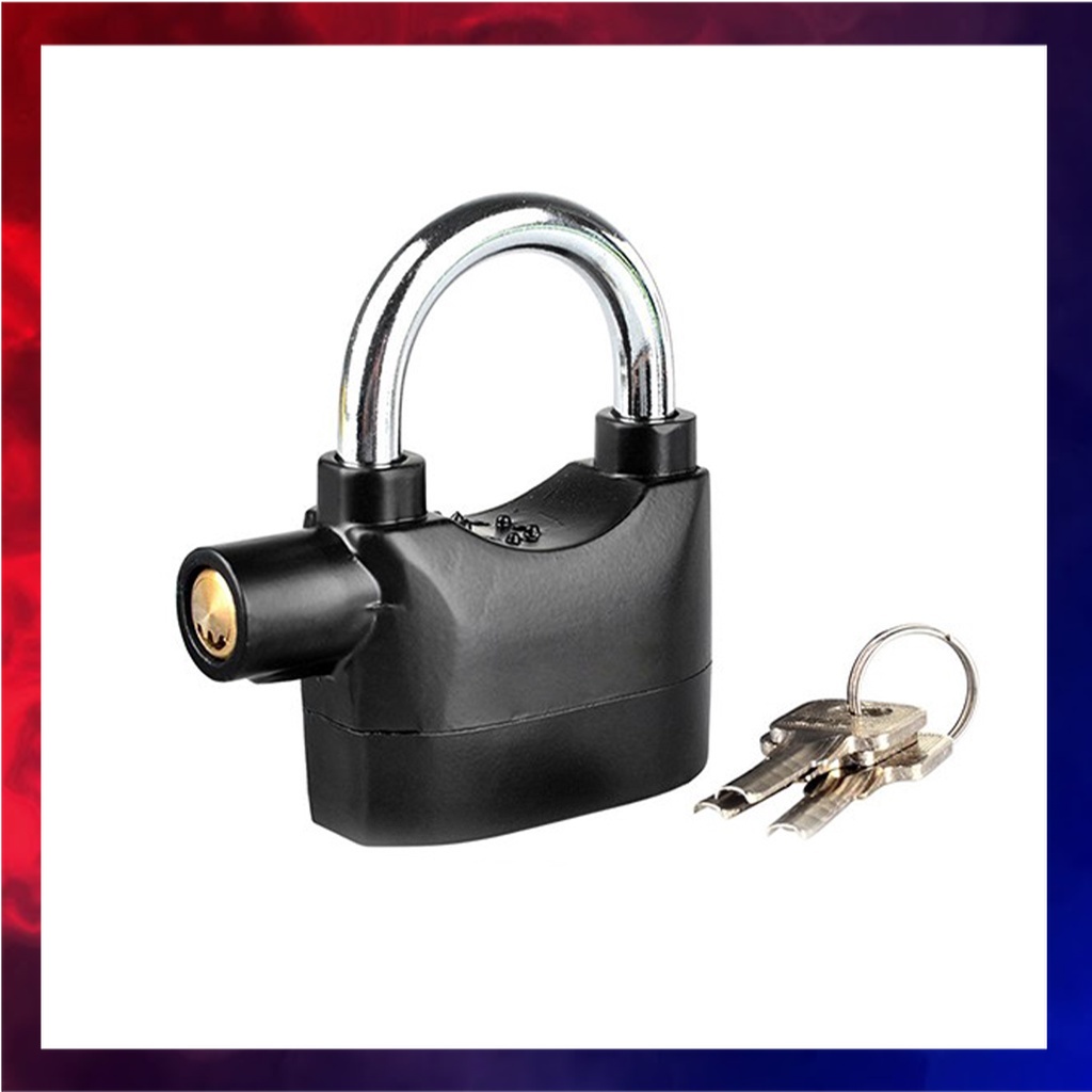 KNJ Alarm Lock Anti-Theft System with Burglar Smart Alarm Security Lock ...