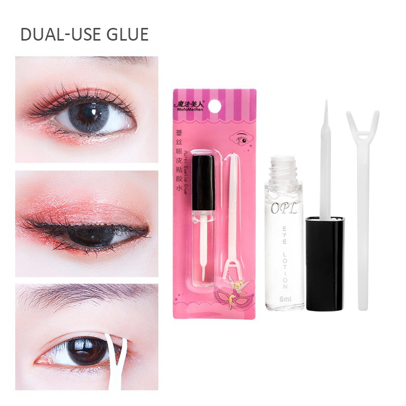 Double Eyelid Glue Invisible Hypoallergenic Waterproof Sweatproof ...
