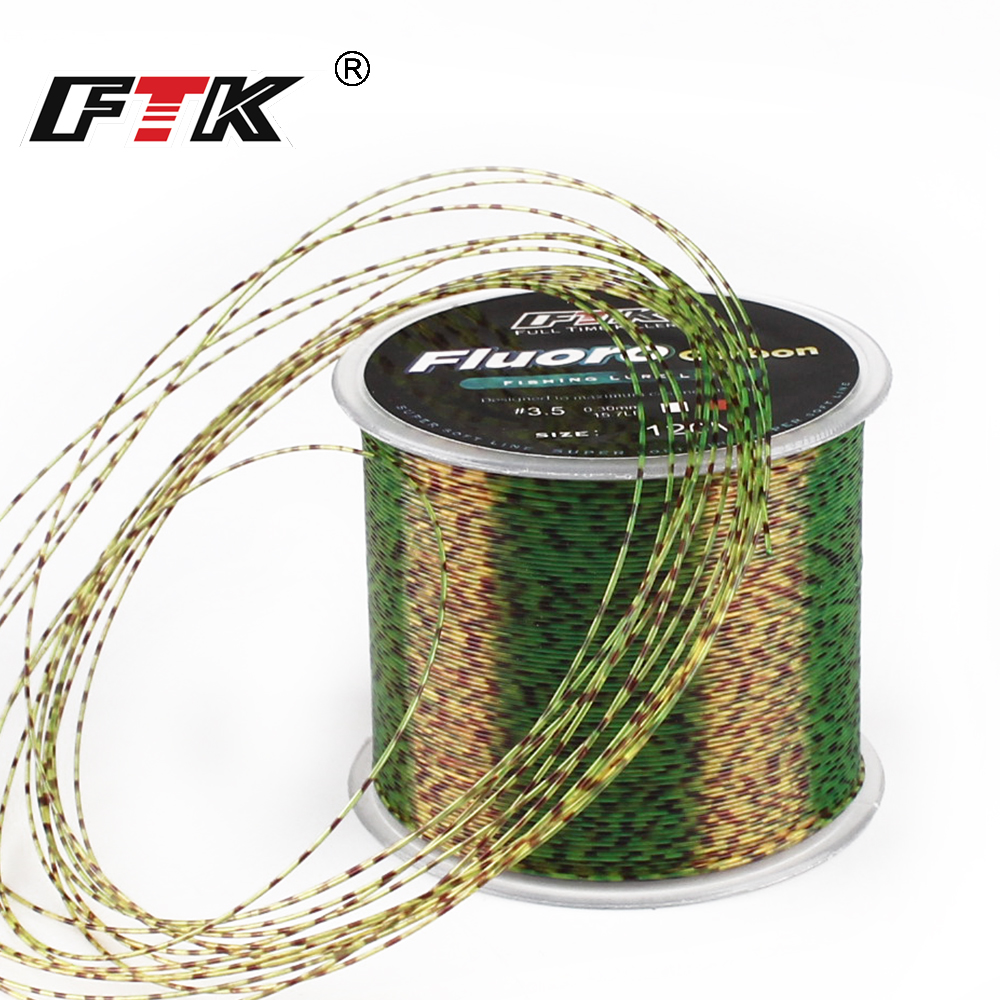 120M Fishing Line Wear-Resistant Fluorocarbon Coated Carbon Fiber ...