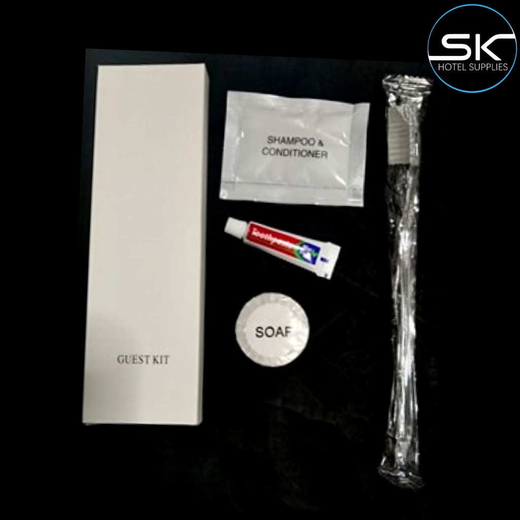 SK Hotel amenities Guest Kit Set with clear toothbrush | Shopee Philippines