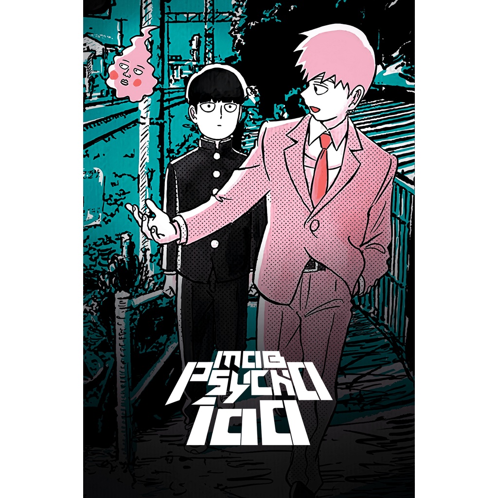 Mob Psycho : Official Anime Poster / Sticker / Laminated Posters ...