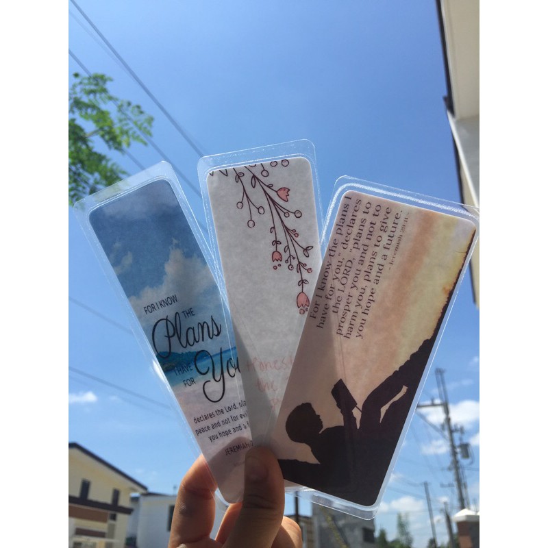 Customized Laminated Bookmark | Jed Printing Services | Shopee Philippines
