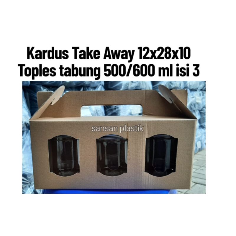 Cardboard Jar Tube 500ml/600ml Contents 3/cardboard Window 12x28x10cm ...