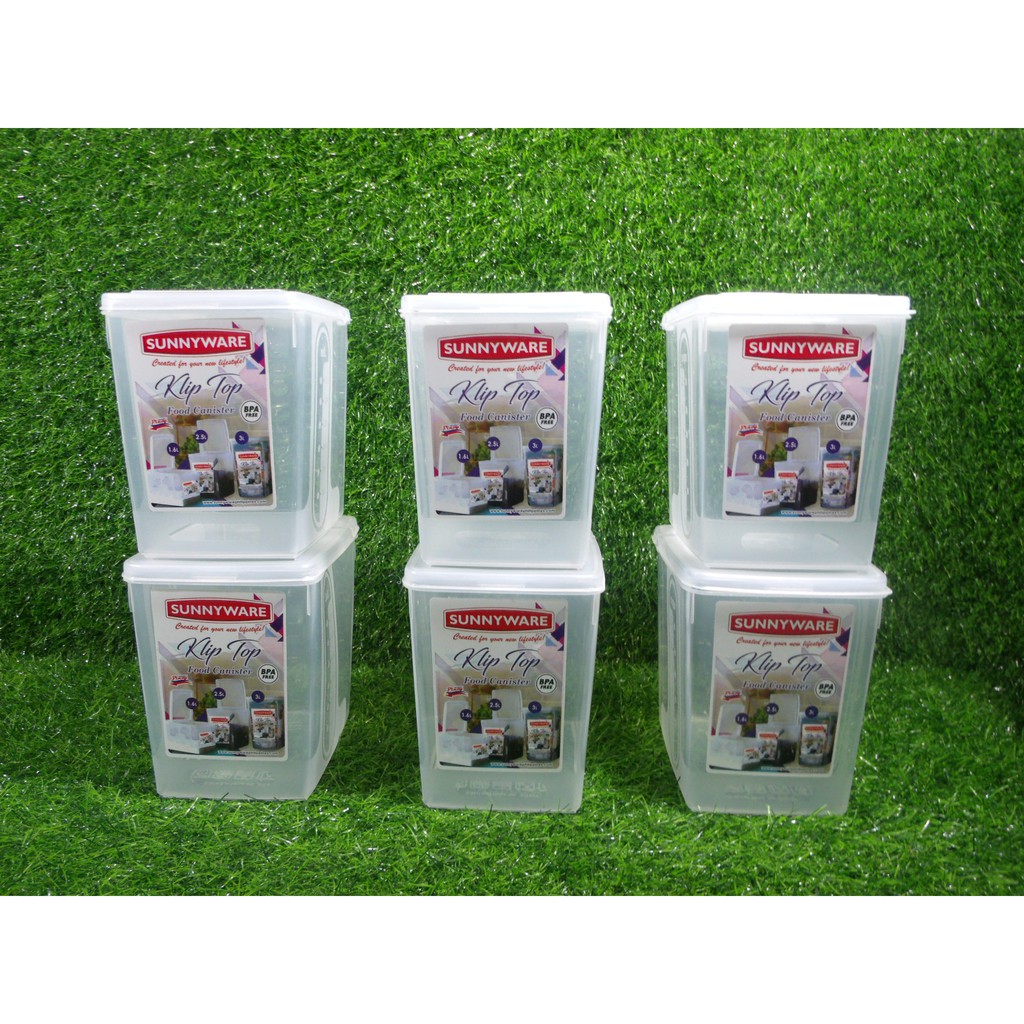 #335 Sunnyware Klip Top Food Canister (Food Organizer) | Shopee Philippines