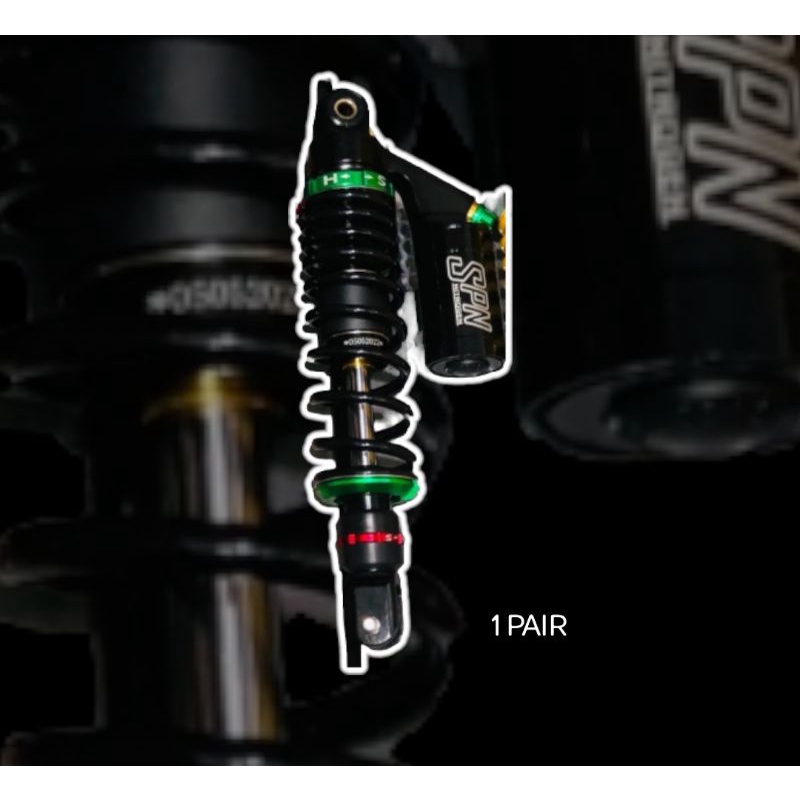 SPN WORLD CLASS SUSPENSION ADJUSTABLE REAR SHOCK 305mm ORIGINAL FOR ...
