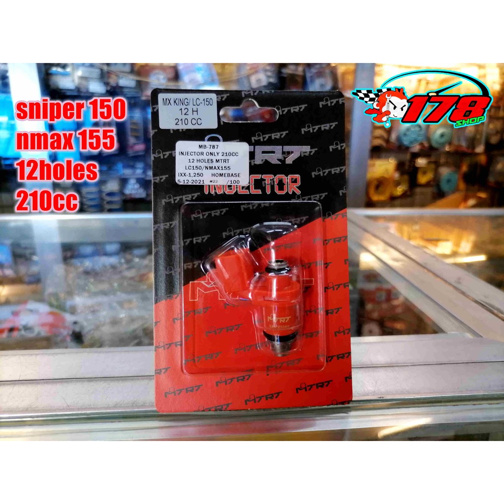 MTRT injector sniper 150 nmax 155 12holes 210CC | Shopee Philippines