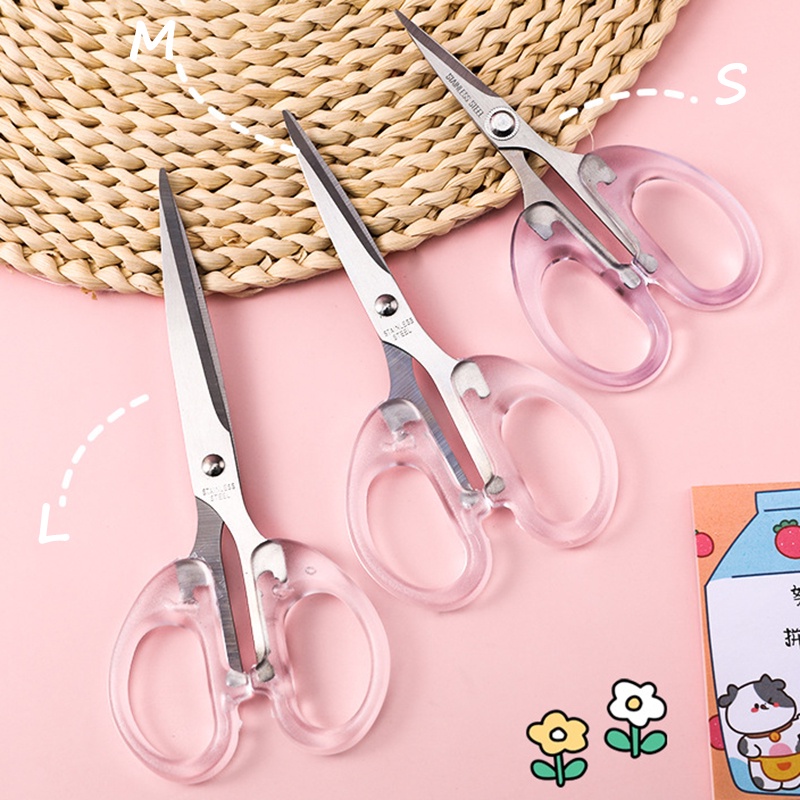 Girl Heart Ins Wind Simple Transparent Small Scissors Handmade ...
