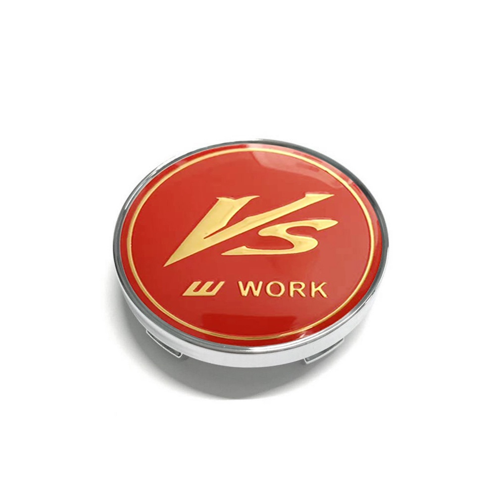 60mm WORK center caps Work EMOTION hub cover VS WORK rim cap Silver ...