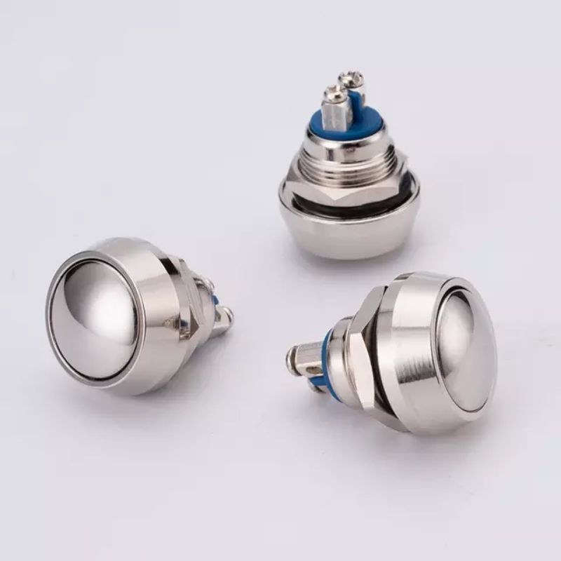 Passing Light switch/Momentary Switch for motorcycle Waterproof (ALLOY ...