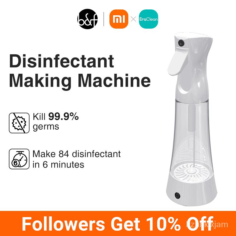 Xiaomi EraClean Disinfectant Generator Sanitizer Spray Sodium ...