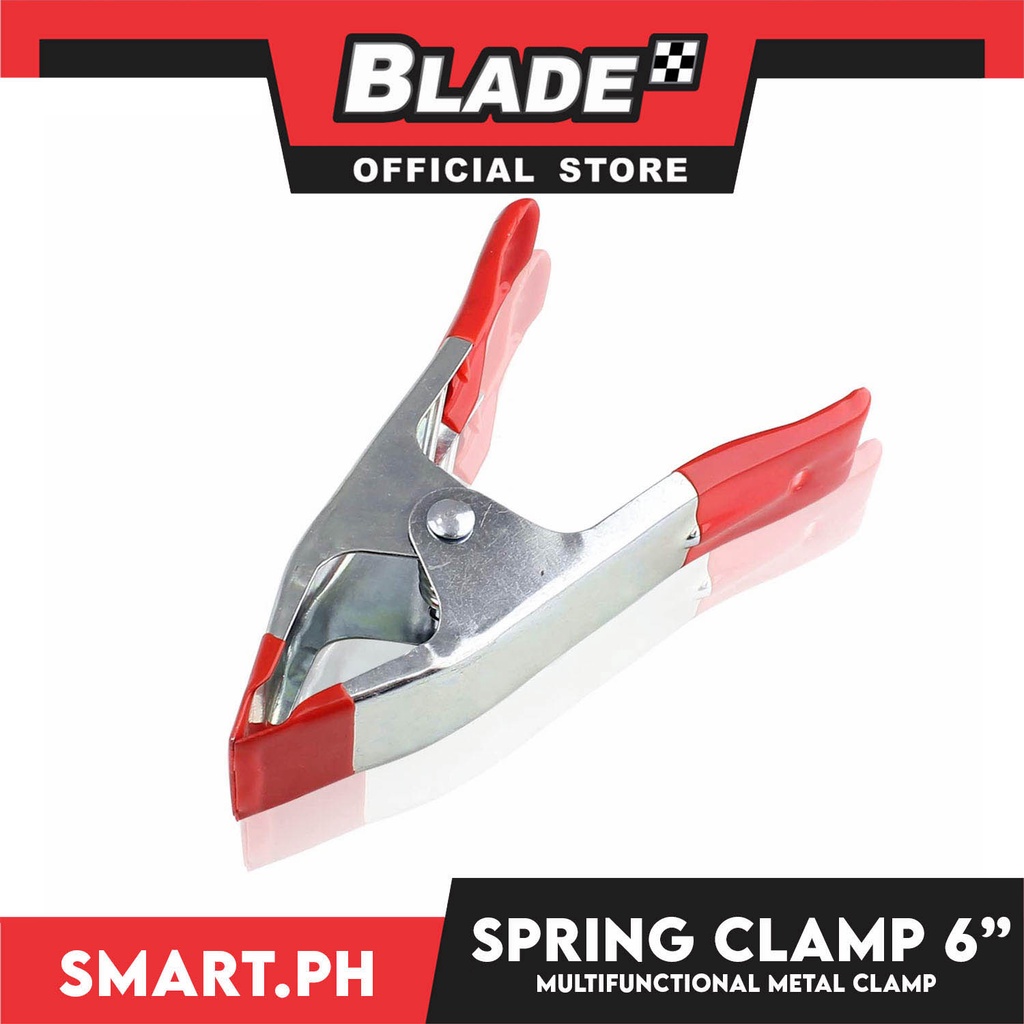 6'' Spring Clamp Stainless Steel (Red) for Crocodile Clip Heavy Duty ...