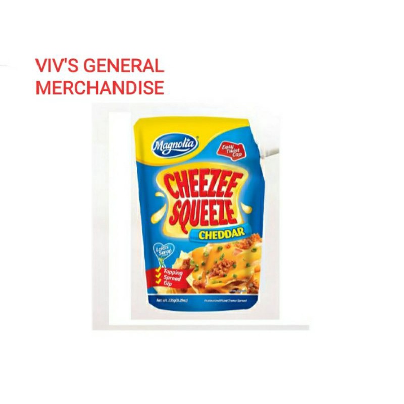Magnolia Cheezee Squeeze Cheddar (220g ) | Shopee Philippines