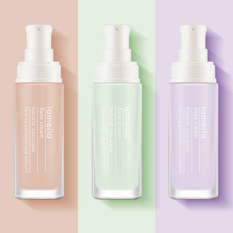 LJCOSMETICSHOP Face Primer Cream Blur Pore Color Corrector Makeup Base ...