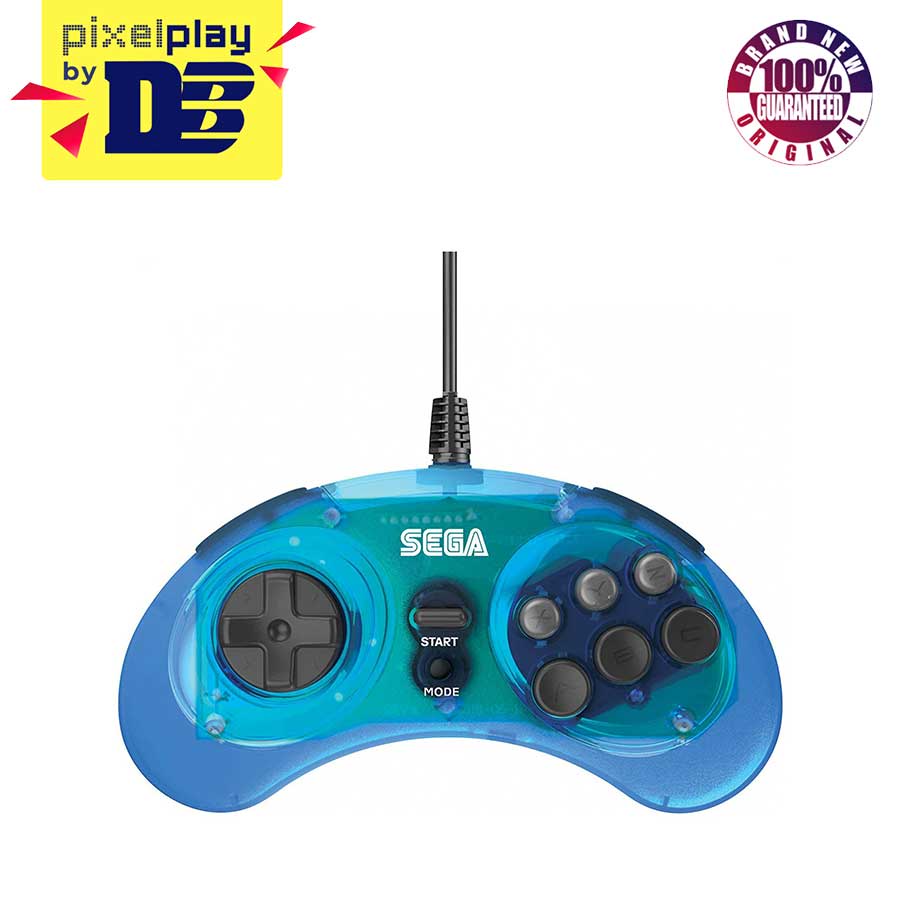 RETRO-BIT SEGA GENESIS 8 BUTTON ARCADE PAD WITH USB (PC/MAC/STEAM ...