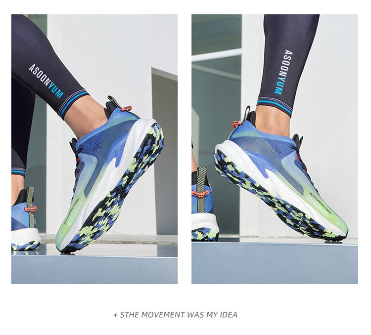 XTEP Dynamic Foam 2T 2022 Men Running Shoes Breathable Shock Absorption ...