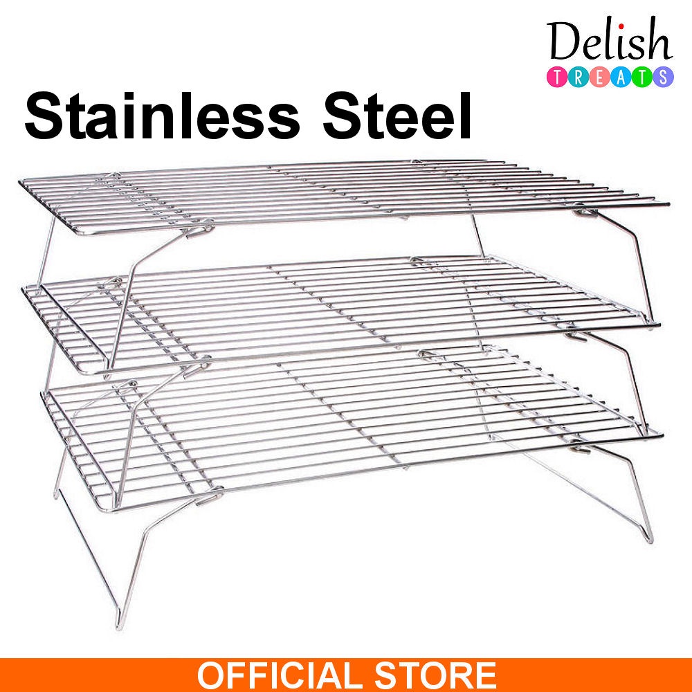 Delish Treats 3 Tier Stainless Steel Cooling Rack DTPH0222 | Shopee ...