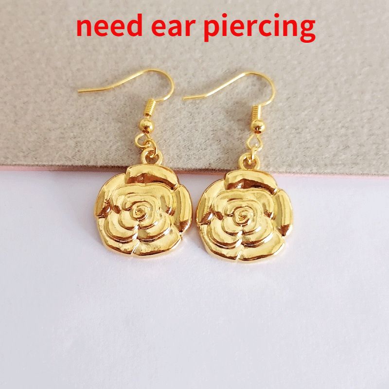 Anime Spy X Family Earrings Yor Forger Anya Cosplay Drop Earrings Gold ...