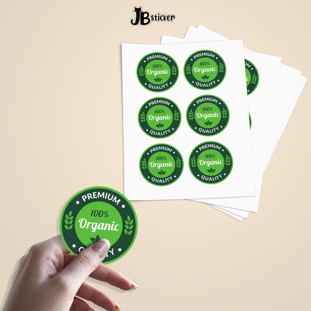 50pcs Organic Natural Sticker Label, Packaging Labels, Product Stickers ...