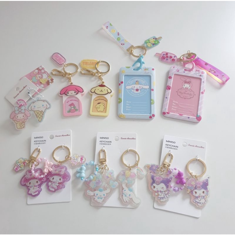 miniso sanrio x Keychain Sario Card Holder | Shopee Philippines