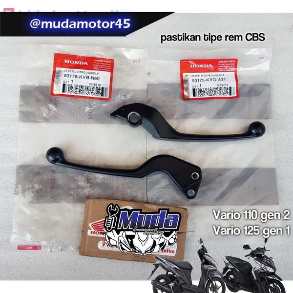 Handel VARIO 125 KZR CBS TECHNO 110 RIGHT LEFT BRAKE BULB 53175-KVG ...