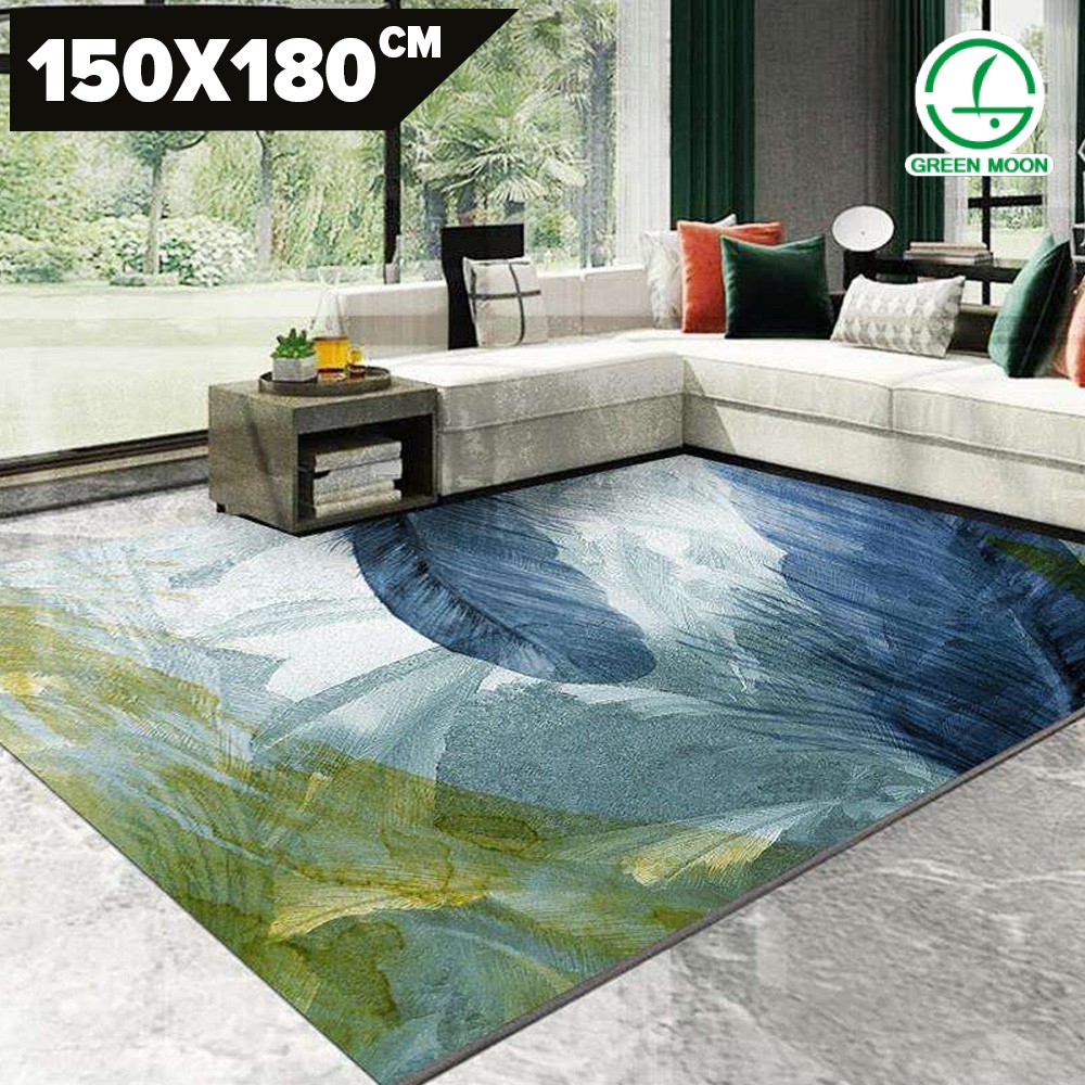GREENMOON 150 x 180cm 3D Geometric Carpet Comfortable Lounge Area ...