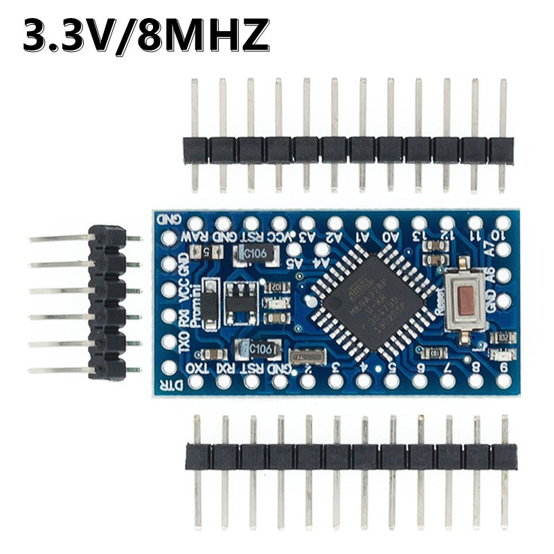 Pro Mini 328 Mini 3.3V/8M 5V/16M ATMEGA328 ATMEGA328P-AU 3.3V/8MHz 5V ...
