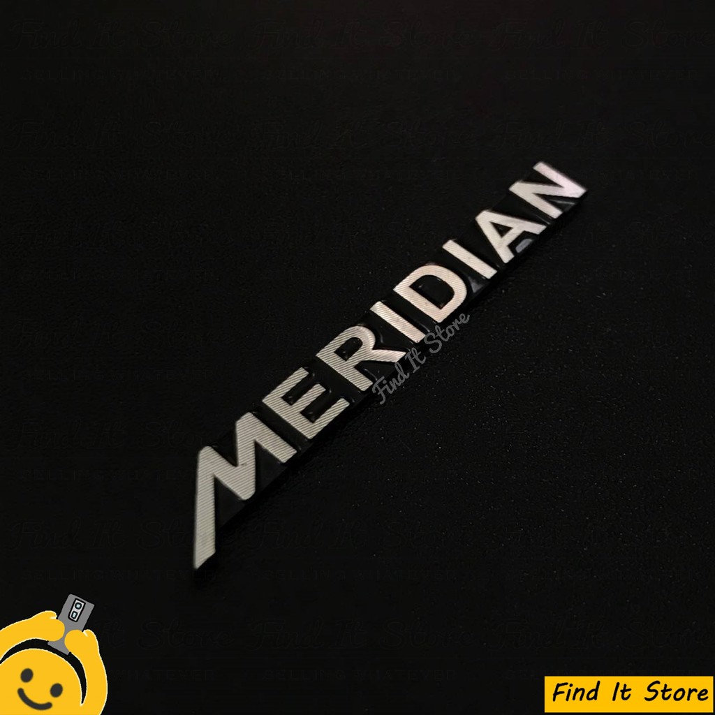 3D meridian badge speaker Emblem (bkn Burmester fender dynaudio focal ...