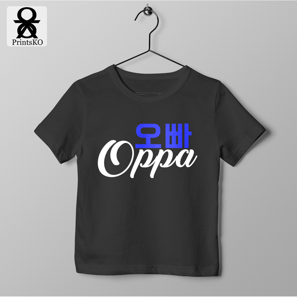 Korean Wave Hallyu Korean Culture Kids Shirt - Hangul Oppa Design ...