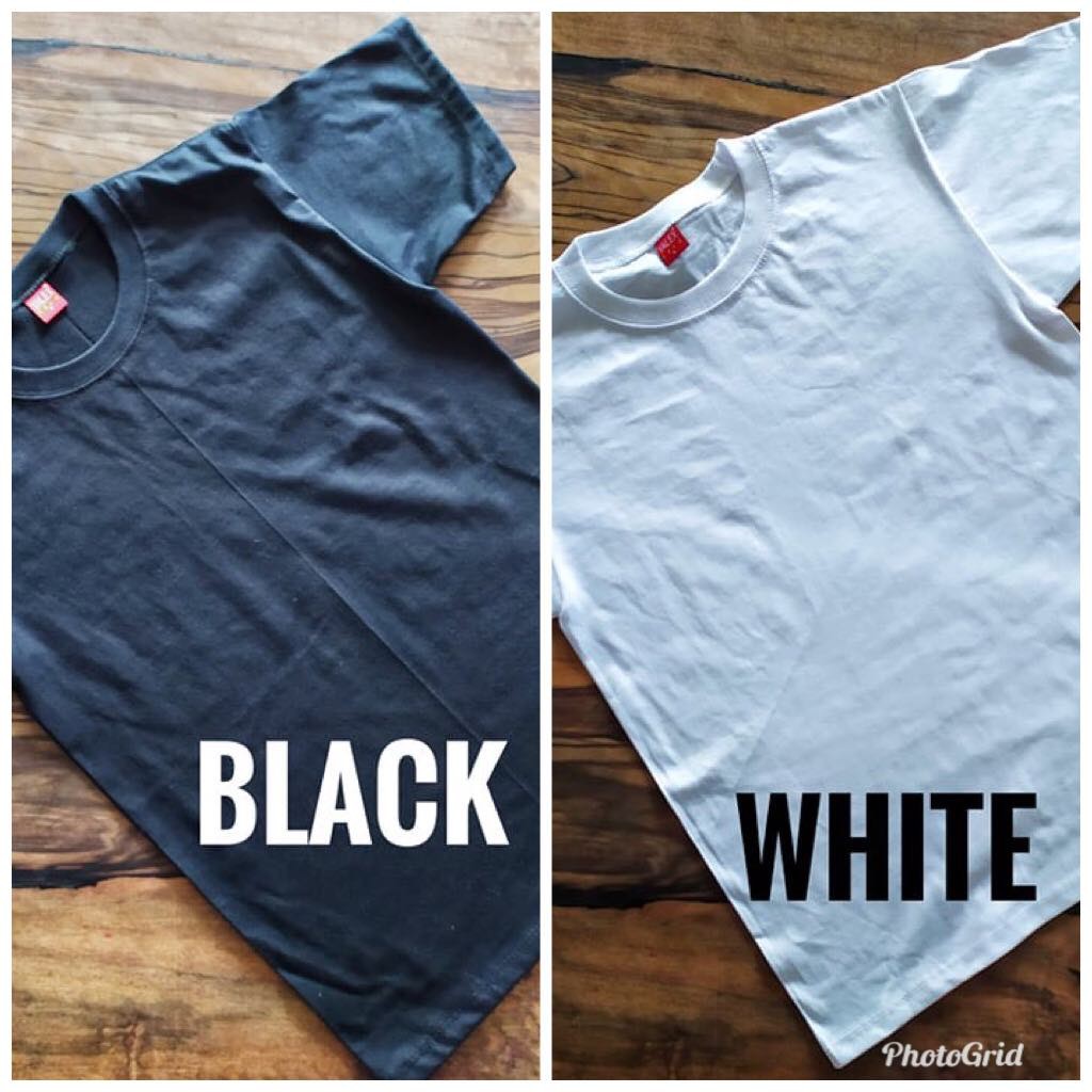 YALEX Red Label Plain Round Neck UNISEX XS, S, M, L, XL, 2XL T-Shirts ...