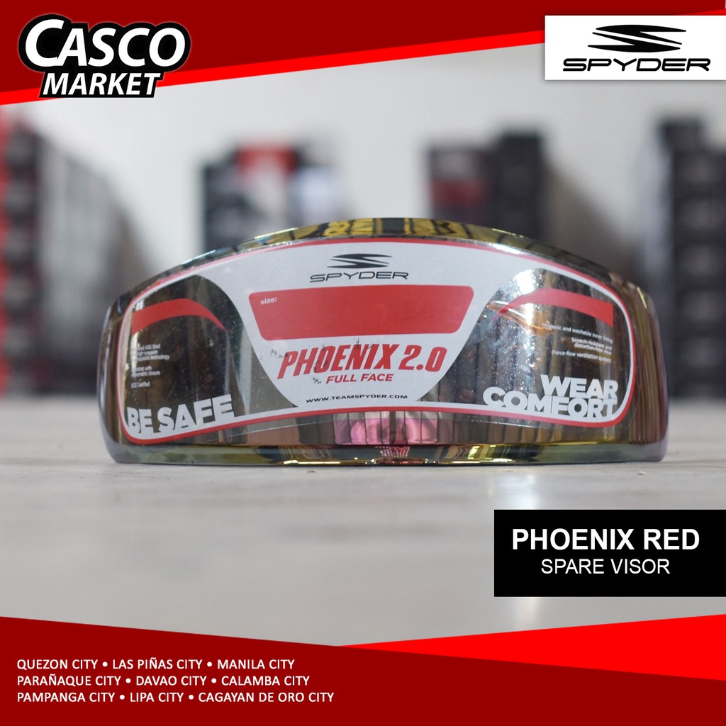 SPYDER PHOENIX 2.0 SPIKE 2.0 SHIFT 3 VISOR SPARE LENS NOTE: SAME FIT ...