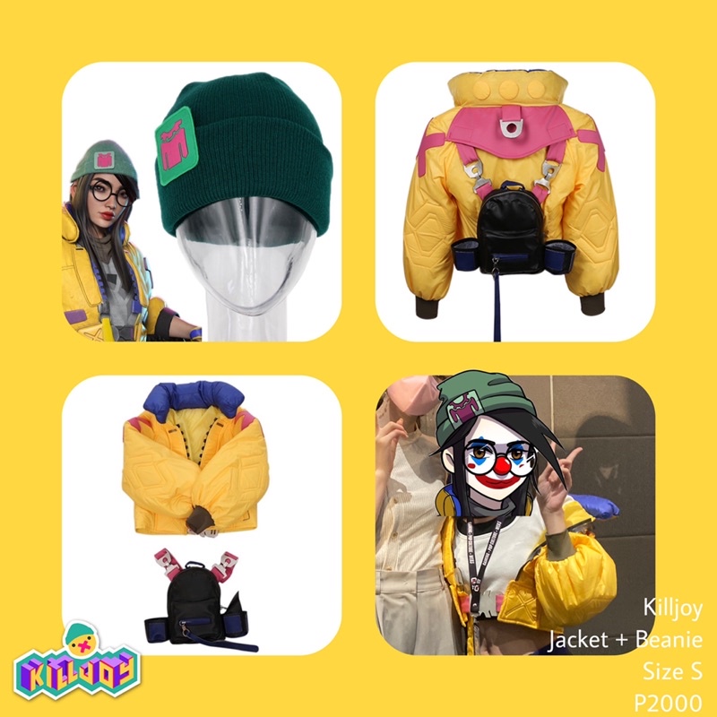 Killjoy | Valorant | Cosplay | Jacket & Beanie | Shopee Philippines