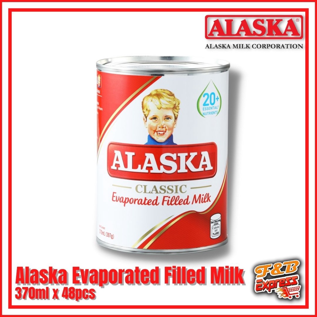 Alaska Evaporated Filled Milk 360ml | Shopee Philippines
