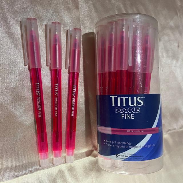 12 pieces Titus Doodle Fine Ballpen Fine Pens Colored Pens | Shopee ...