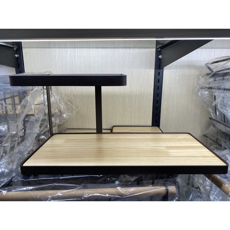 Informa REGAN 2 TIER SPACE RACK BROWN (REVISED MINIMALIST KITCHEN RACK ...