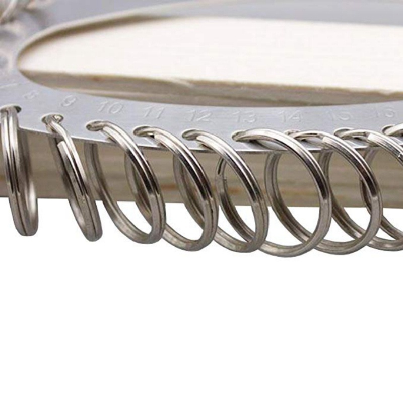 11/28-Bit Stainless Steel Key Organizer Management with Key Rings and ...