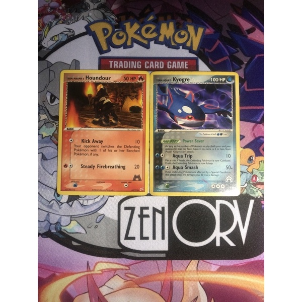Ex Team Magma Vs Team Aqua Pokemon Card TCG Cards TeamAqua TeamMagma ...