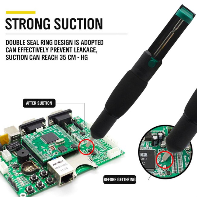 Circuitrocks Desoldering Pump Suction Tin Gun Soldering Sucker Pen ...