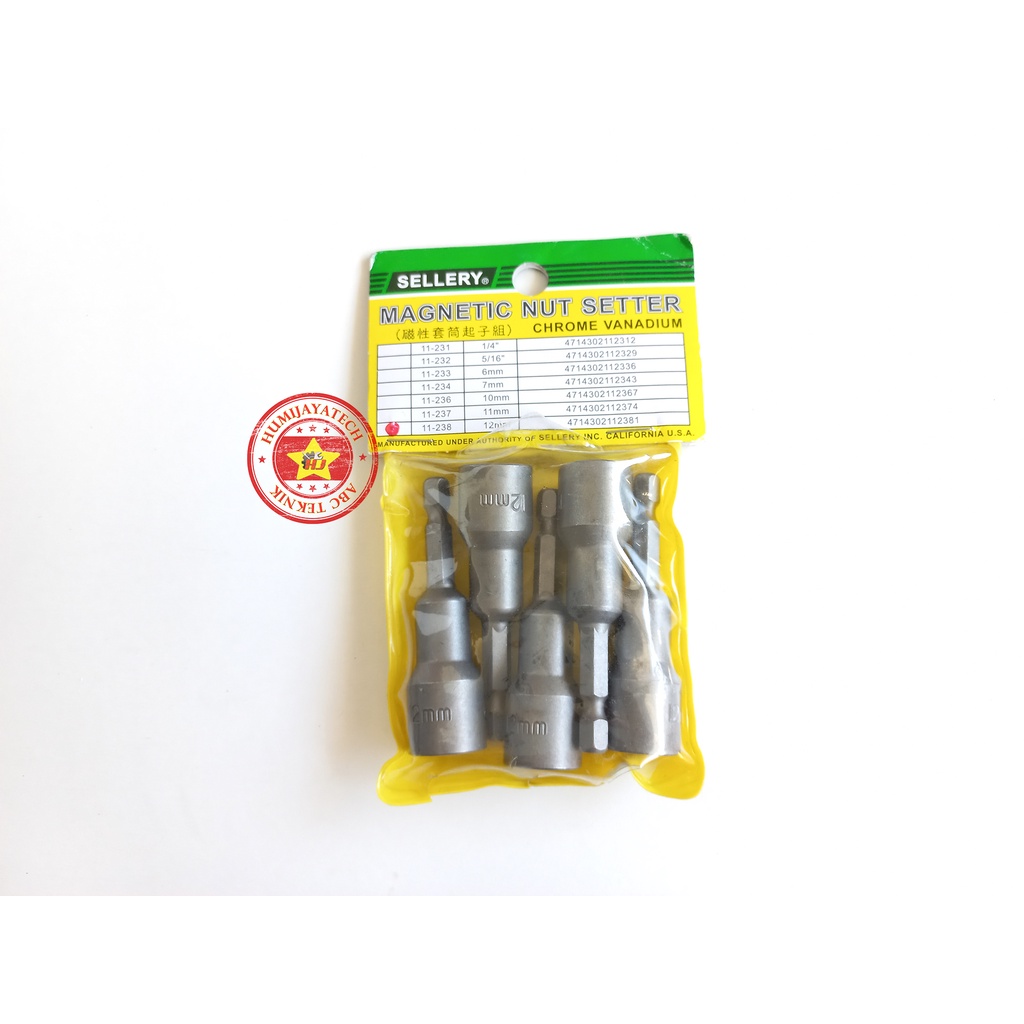 Magnetic Hex Nut Setter 12mm Sellery (Can Be 5pcs) | Shopee Philippines