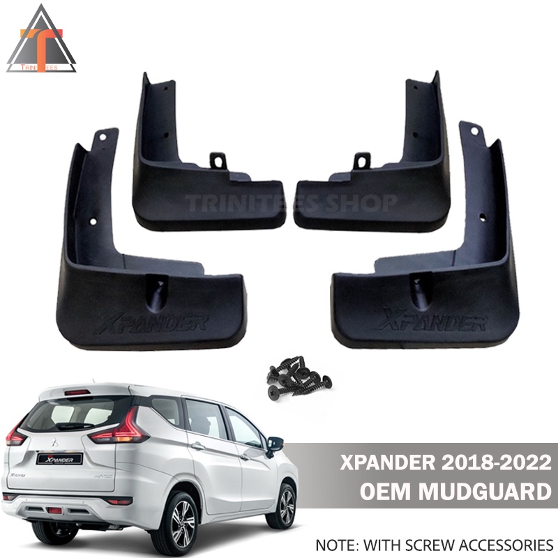 M-11 4pcs Mitsubishi Xpander 2018 to 2023 OEM Mudguard with screw W/O ...