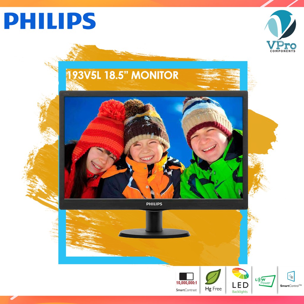 Philips 193V5LSB2/71 18.5" MONITOR | Shopee Philippines