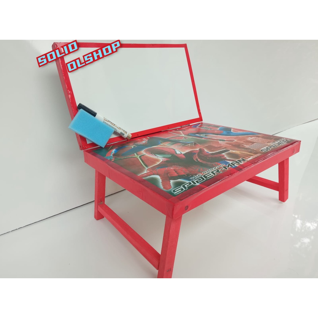 Folding study table + character whiteboard, children's whiteboard with ...