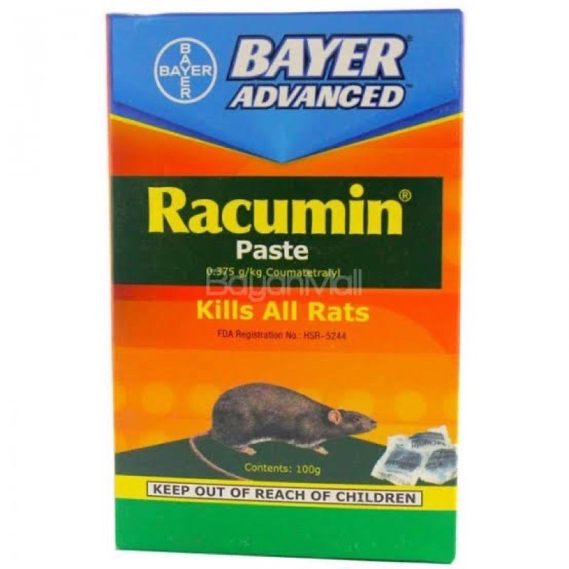 Bayer Racumin Kill Rats Paste 100g | Shopee Philippines