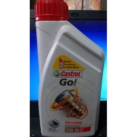 CASTROL GO 4 STROKE MOTOR OIL | Shopee Philippines