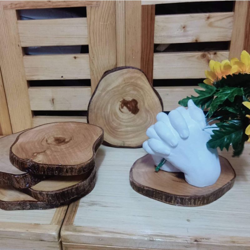 AESTHETIC WOODEN BASE | IRREGULAR SHAPE | Shopee Philippines