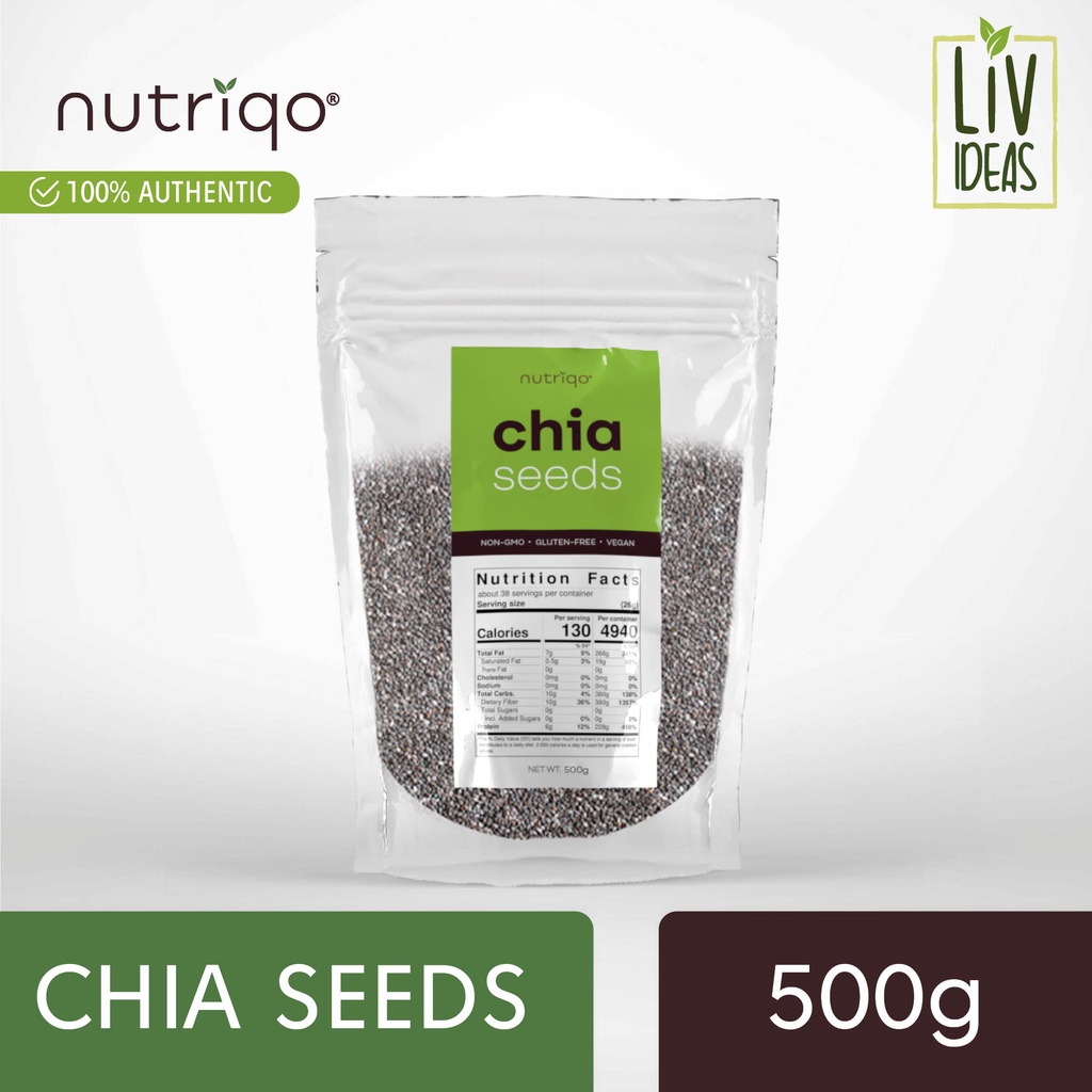 Nutriqo Chia Seeds 500g | Shopee Philippines