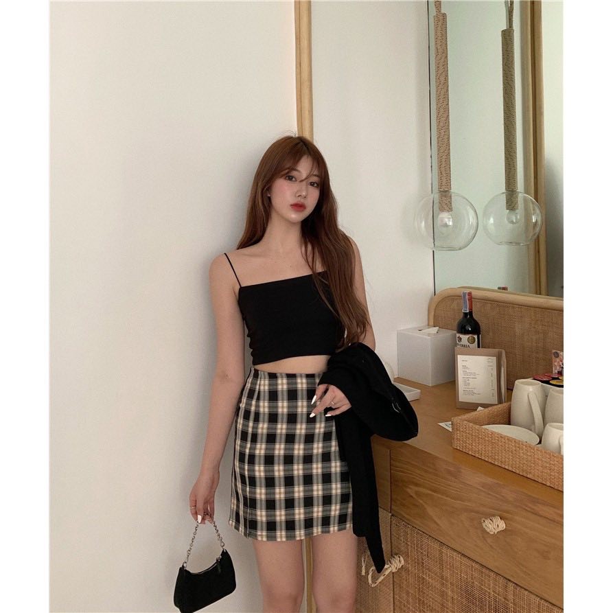 Super cute crop top noodle tank top | Shopee Philippines