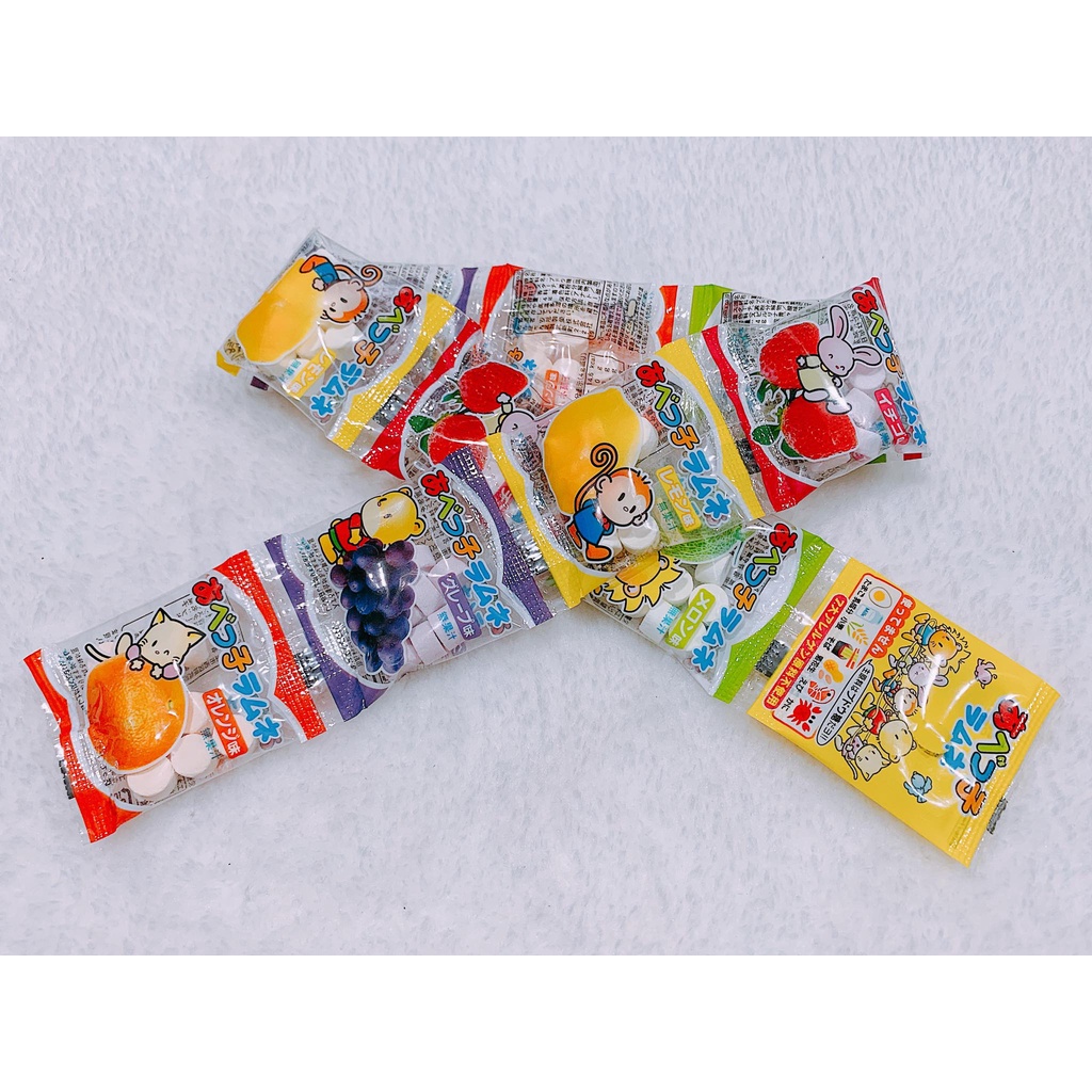 Abe Seika Fruits Ramune Candy Tablet Fruit Soda Flavored Candies (Abe ...