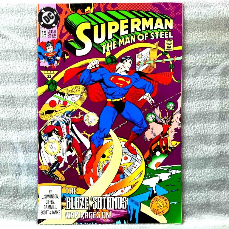 Superman: The Man of Steel 15 (DC Comics) Louise Simonson, Keith Giffen ...